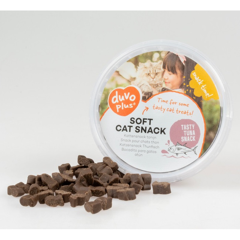 Duvo Plus Soft Cat Snack Tuna, 100g - mīksti gardumi ar tunci kaķiem