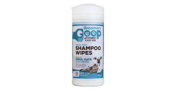 Groomer's Goop Shampoo Wipes 40gb - mazgājošas salvetes