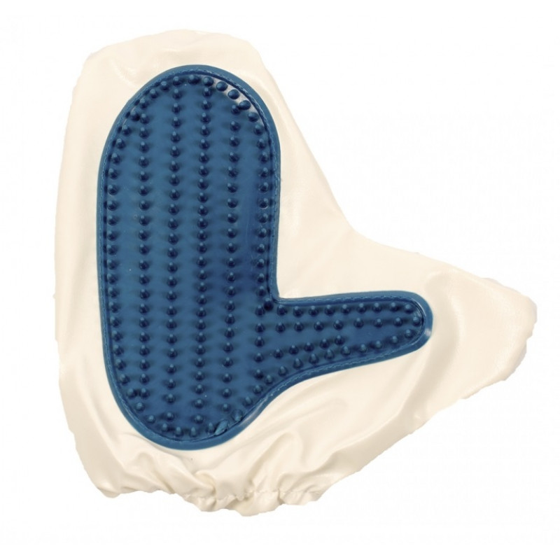 Duvo Plus Coat care glove duo - birste-cimds ar gumijas sariem